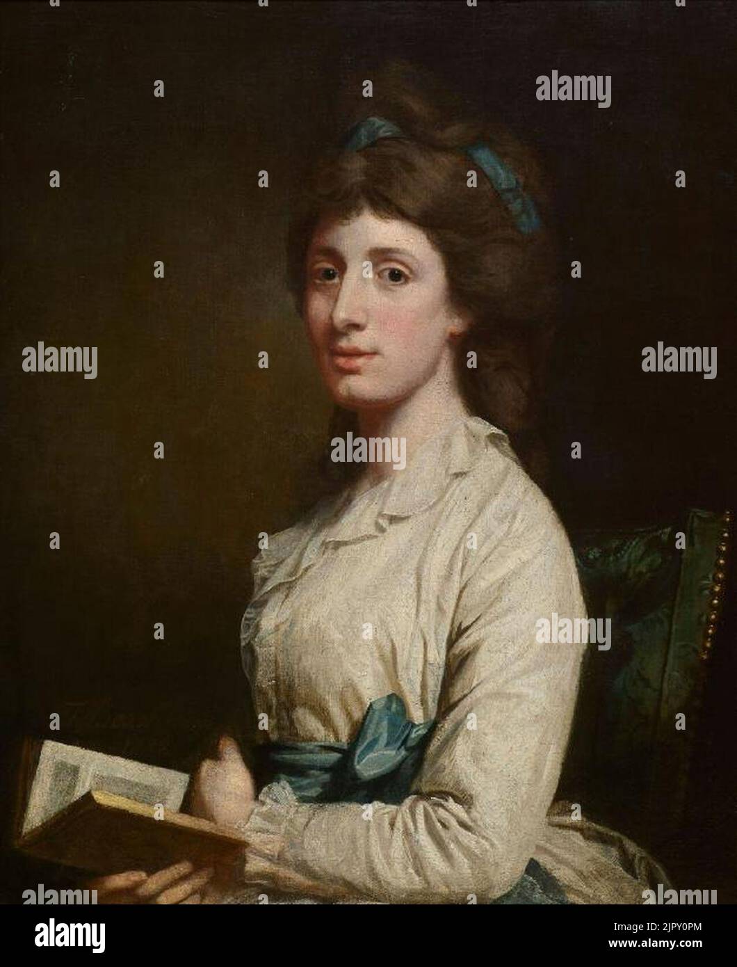 Thomas Beach - Portrait of Sarah Siddons Stock Photo - Alamy