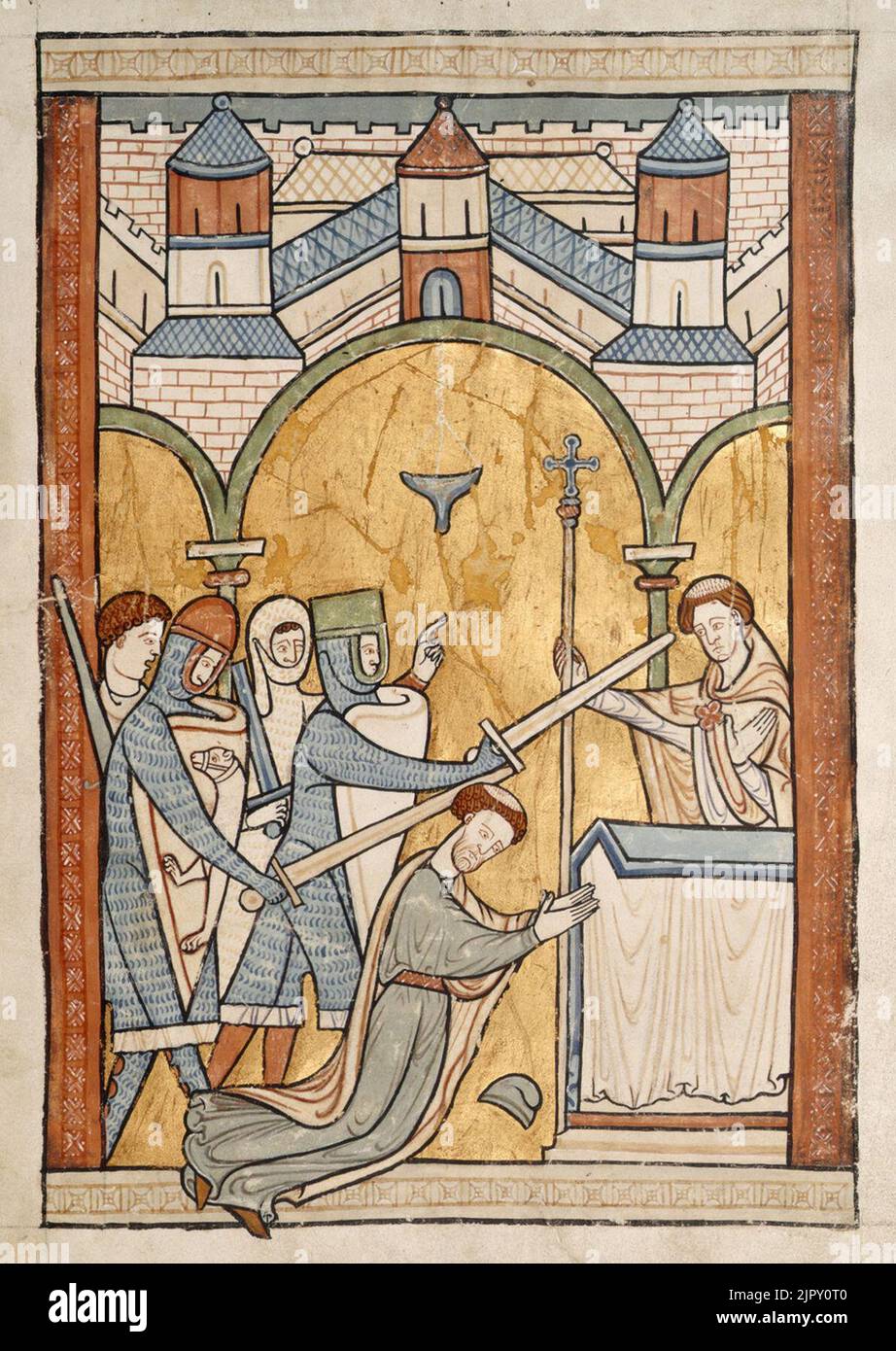 Thomas Becket Murder Stock Photo - Alamy
