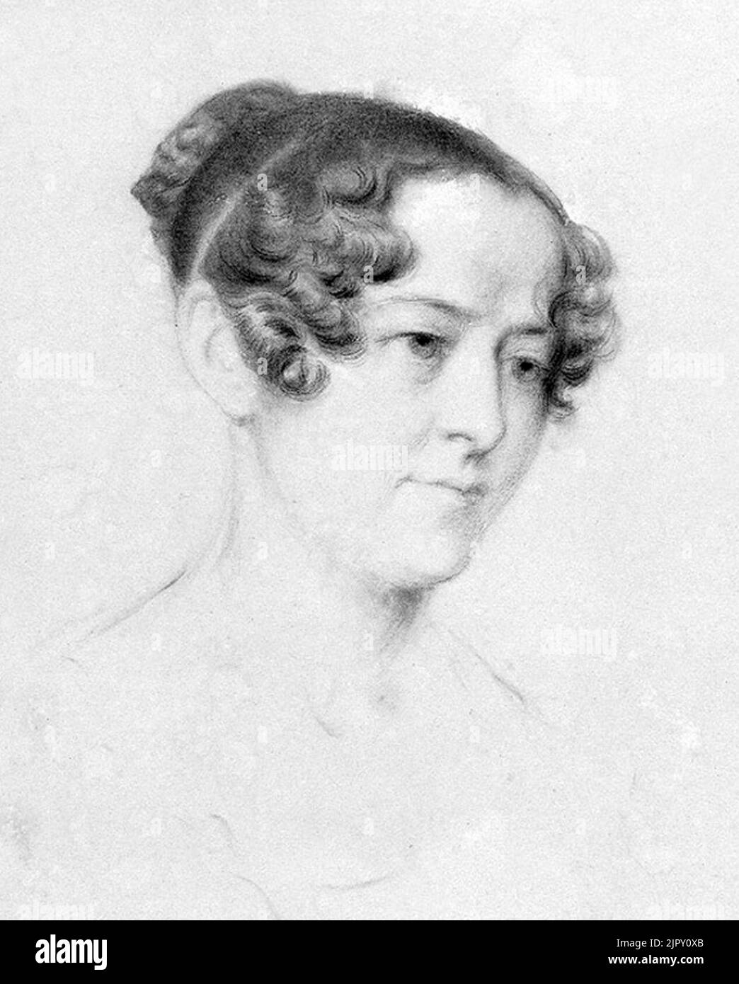 Thomas Bock, Jane, Lady Franklin, 1838 Stock Photo - Alamy