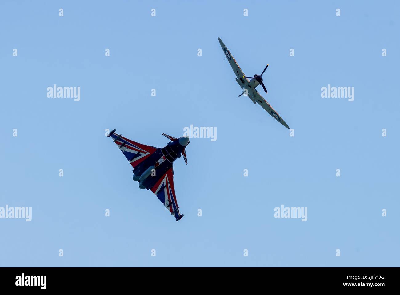 Eastbourne, East Sussex, UK.. 20th Aug, 2022. Featuring the RAF Typhoon ...