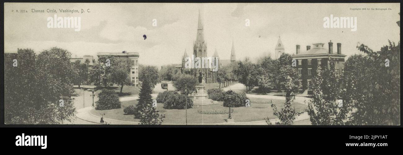 Washington d c thomas circle hi-res stock photography and images - Alamy