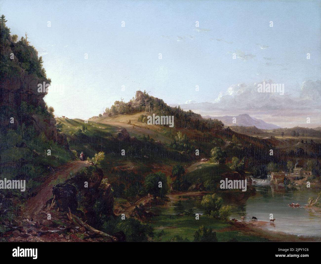 Thomas Cole - Catskill Scenery Stock Photo - Alamy