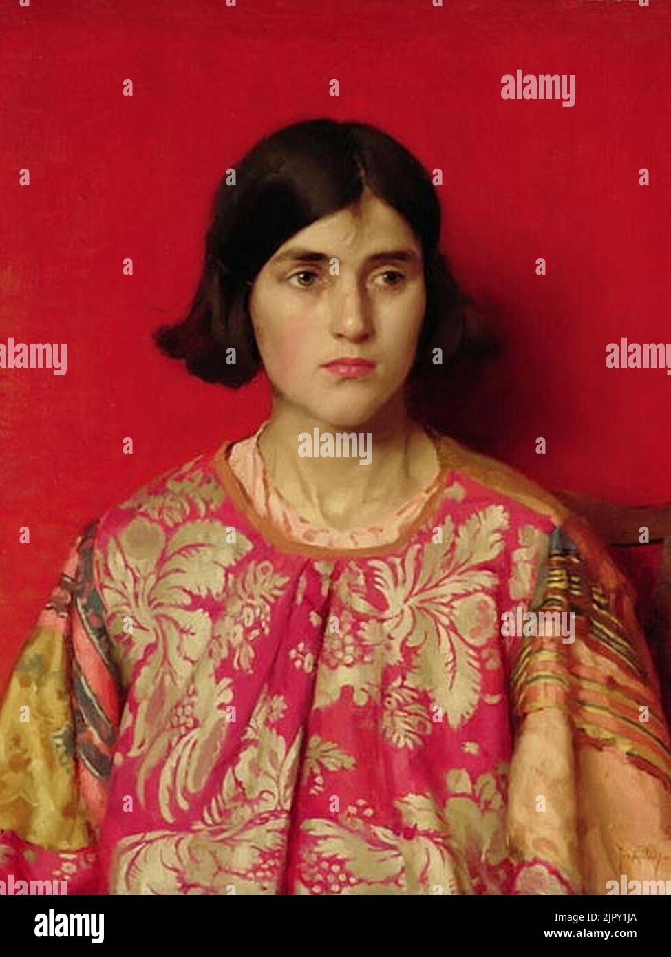 Thomas Cooper Gotch - The Exile 1930 Stock Photo - Alamy