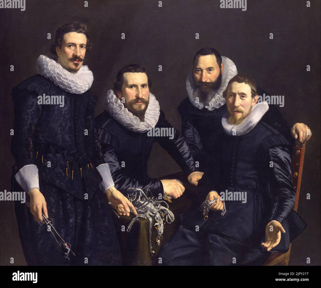 Thomas de Keyser - Syndics of the Amsterdam Goldsmiths Guild Stock ...