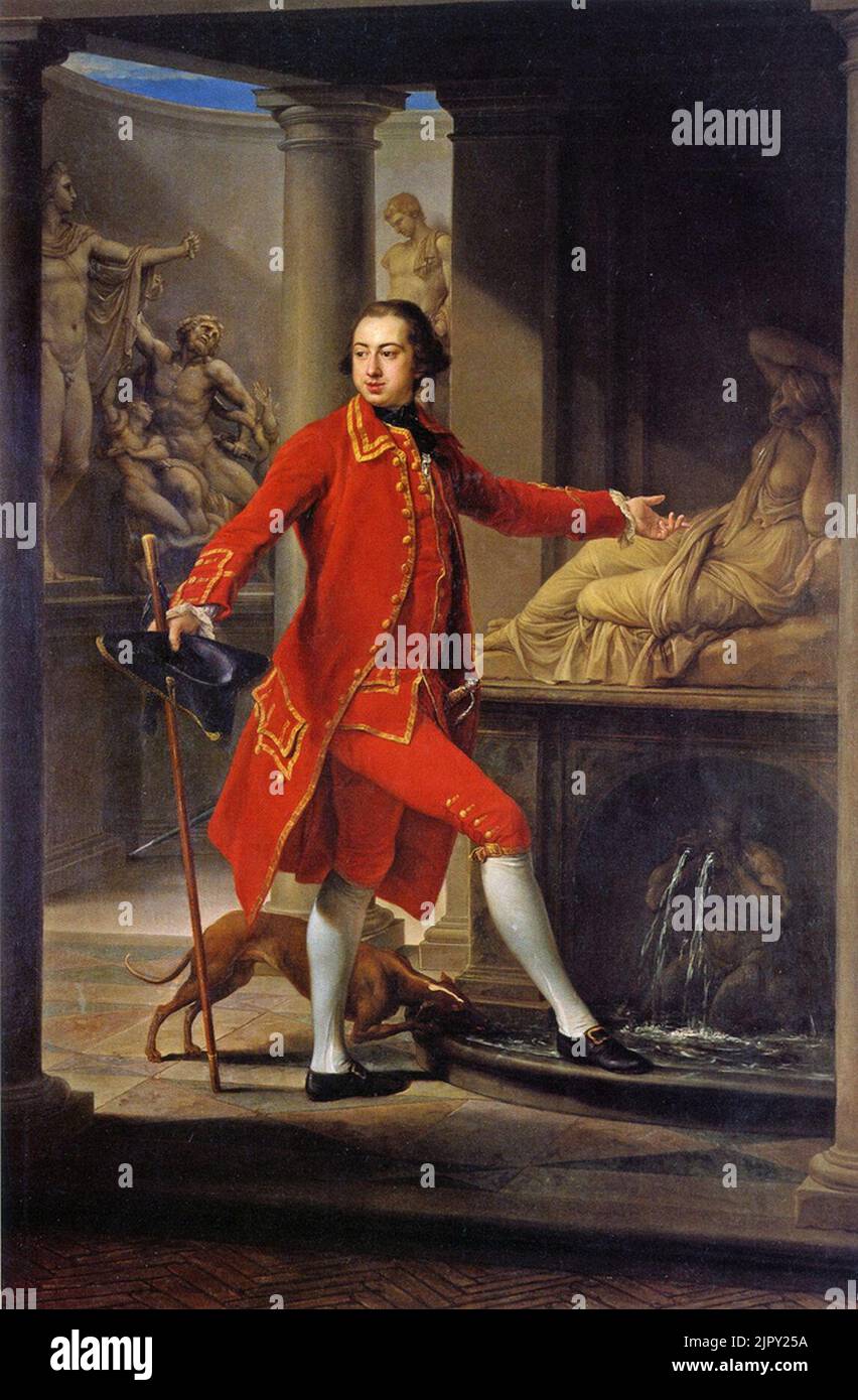 Thomas Dundas, futuro primo barone Dundas Stock Photo - Alamy