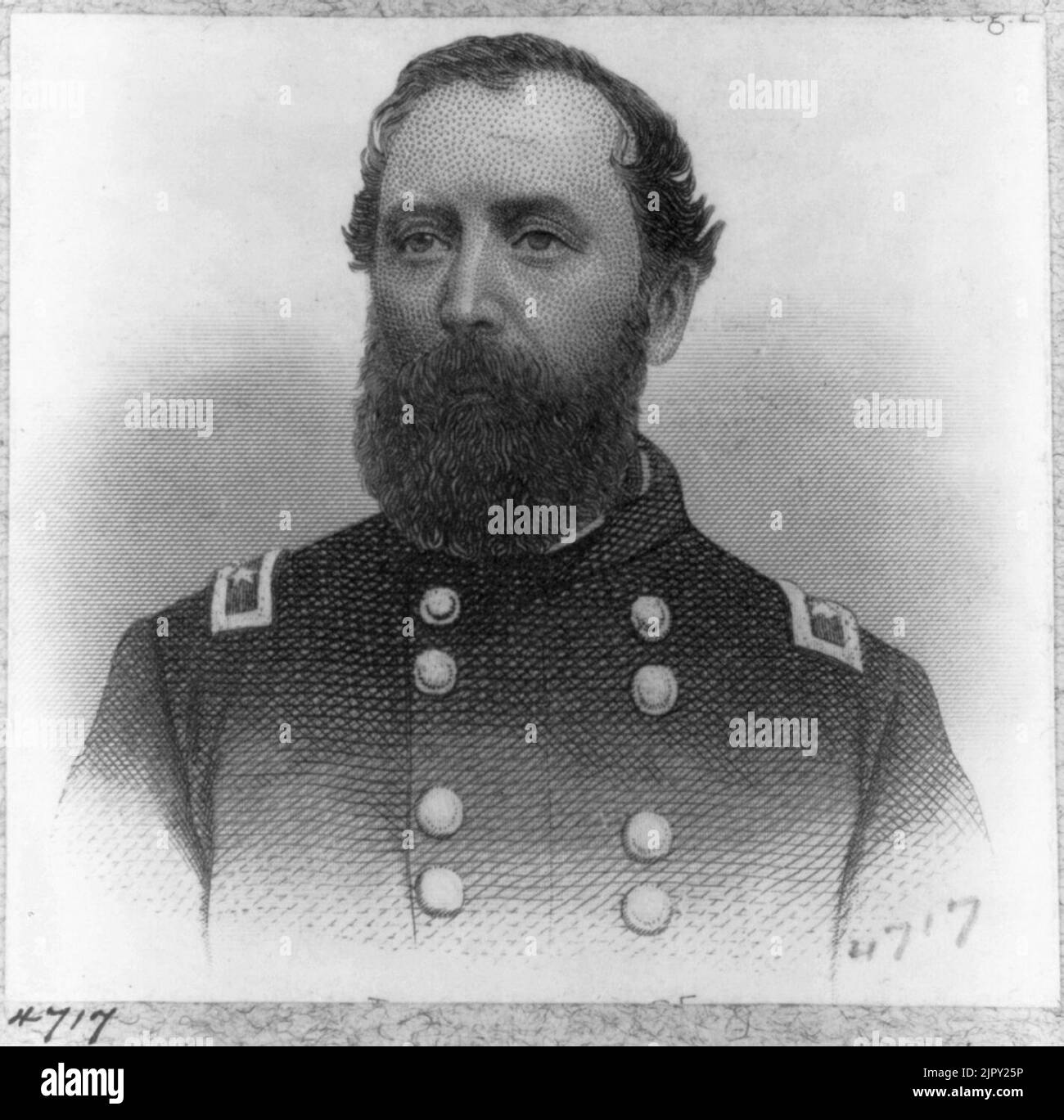 Thomas E. Rose, head-and-shoulders portrait, facing left, Colonel, 77th ...