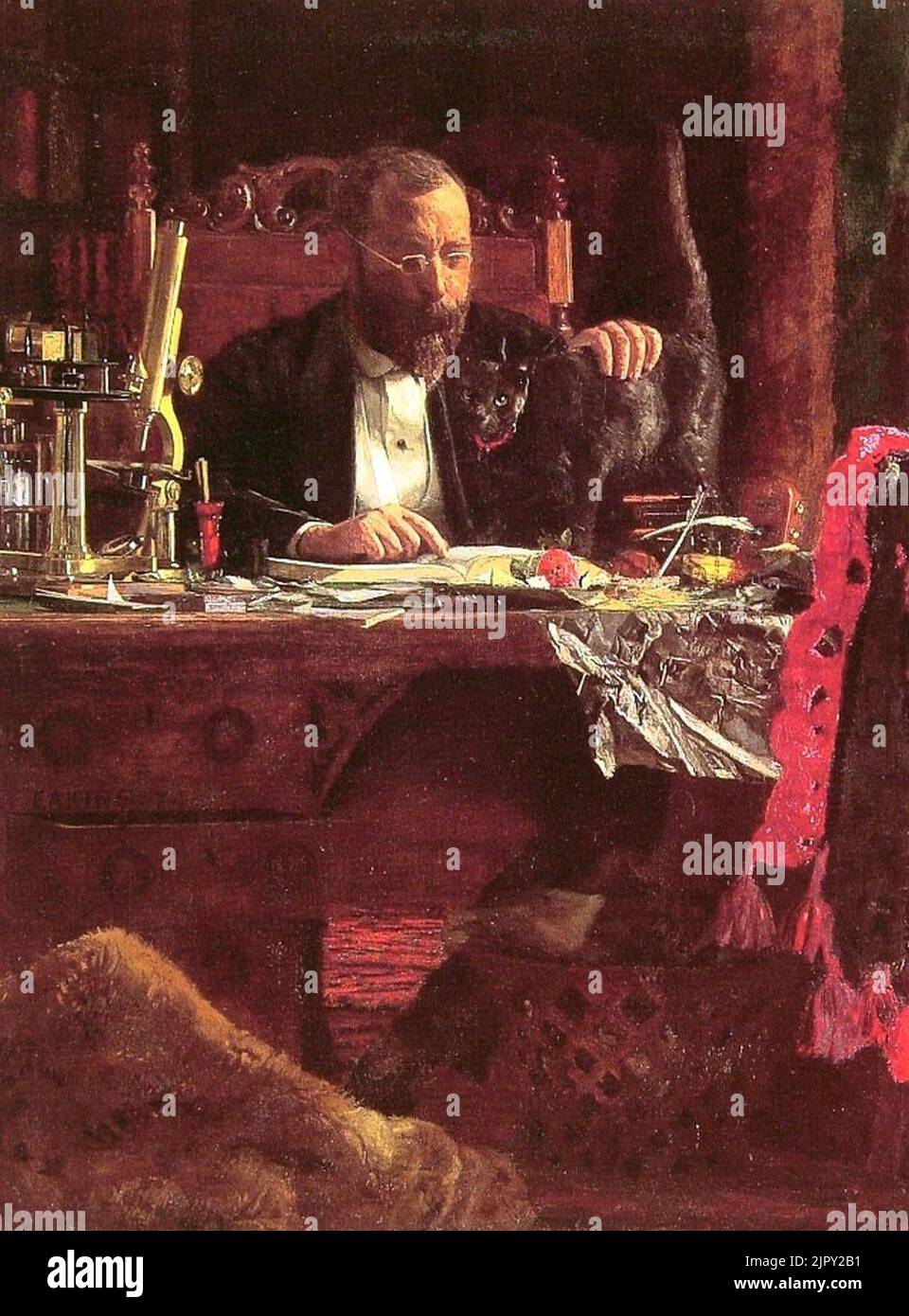 Thomas Eakins Professor Benjamin Howard Rand Stock Photo - Alamy