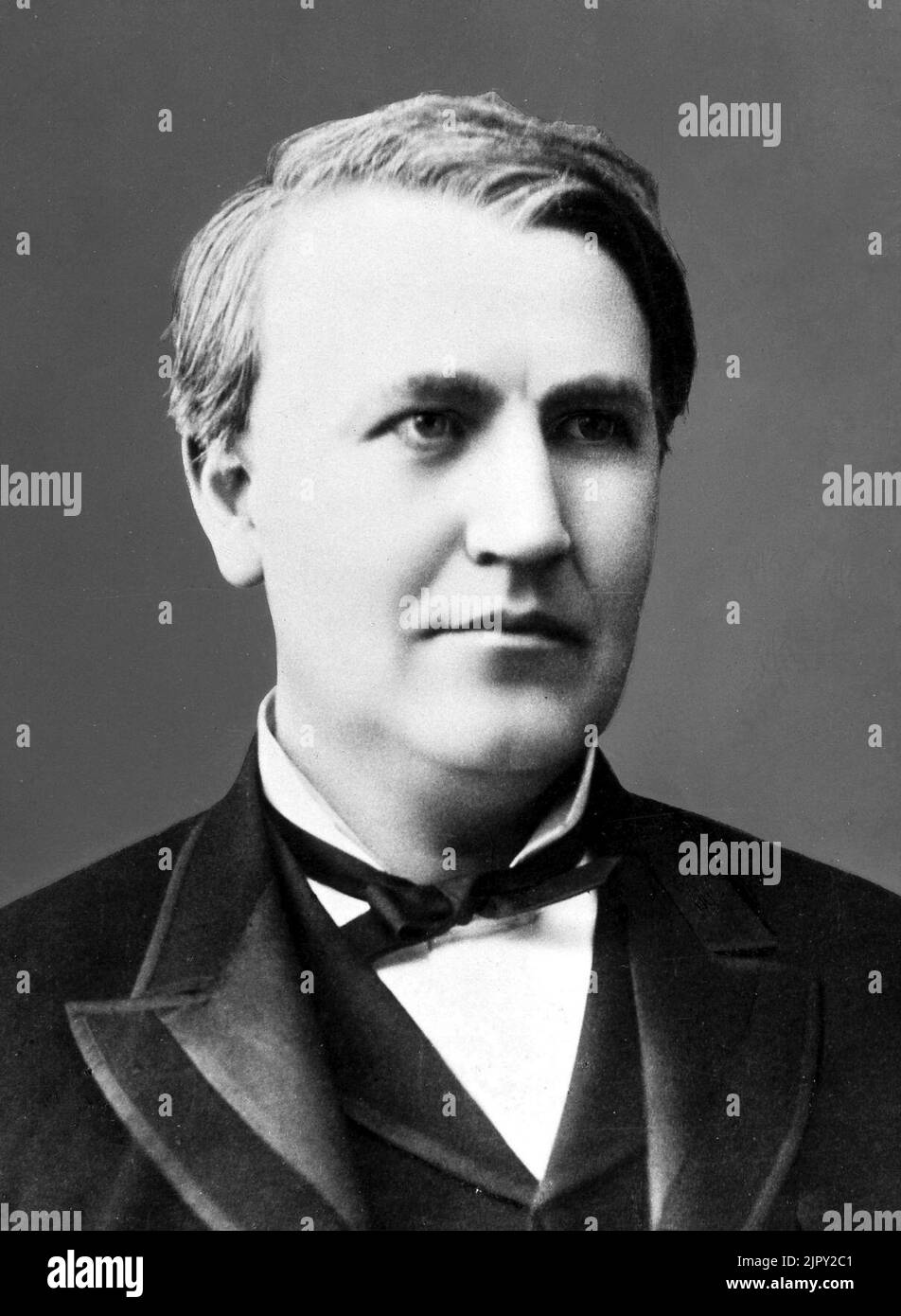 Thomas Edison c1882 Stock Photo - Alamy