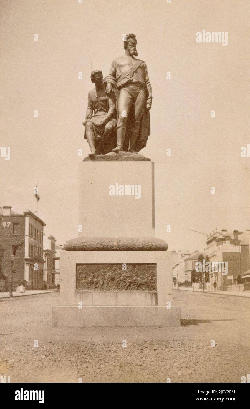 Thomas Foster Chuck - Burke and Wills monument Stock Photo - Alamy