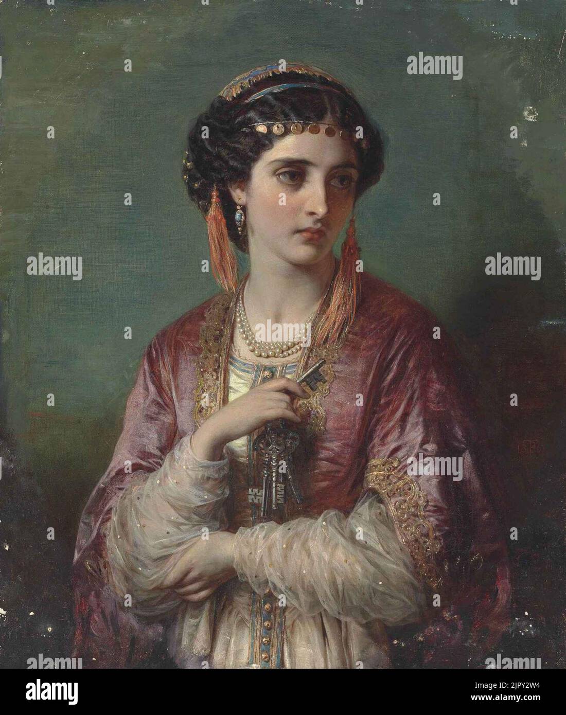 Thomas Francis Dicksee - Jessica Stock Photo - Alamy