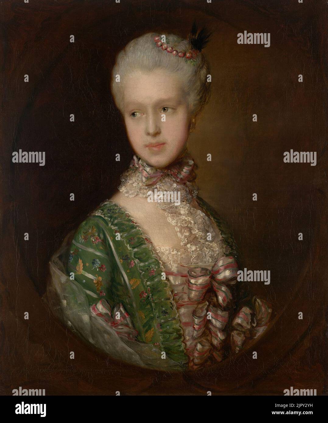 Thomas Gainsborough - Elizabeth Wrottesley, later Duchess of Grafton ...