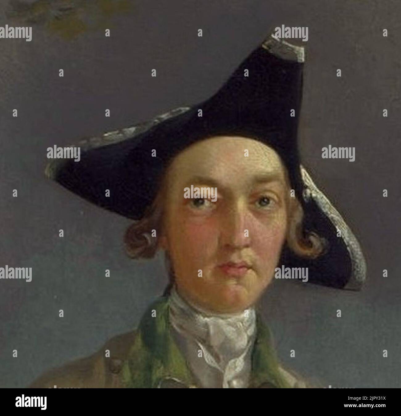 Thomas Gainsborough - Mr and Mrs Andrews (cropped him Stock Photo - Alamy