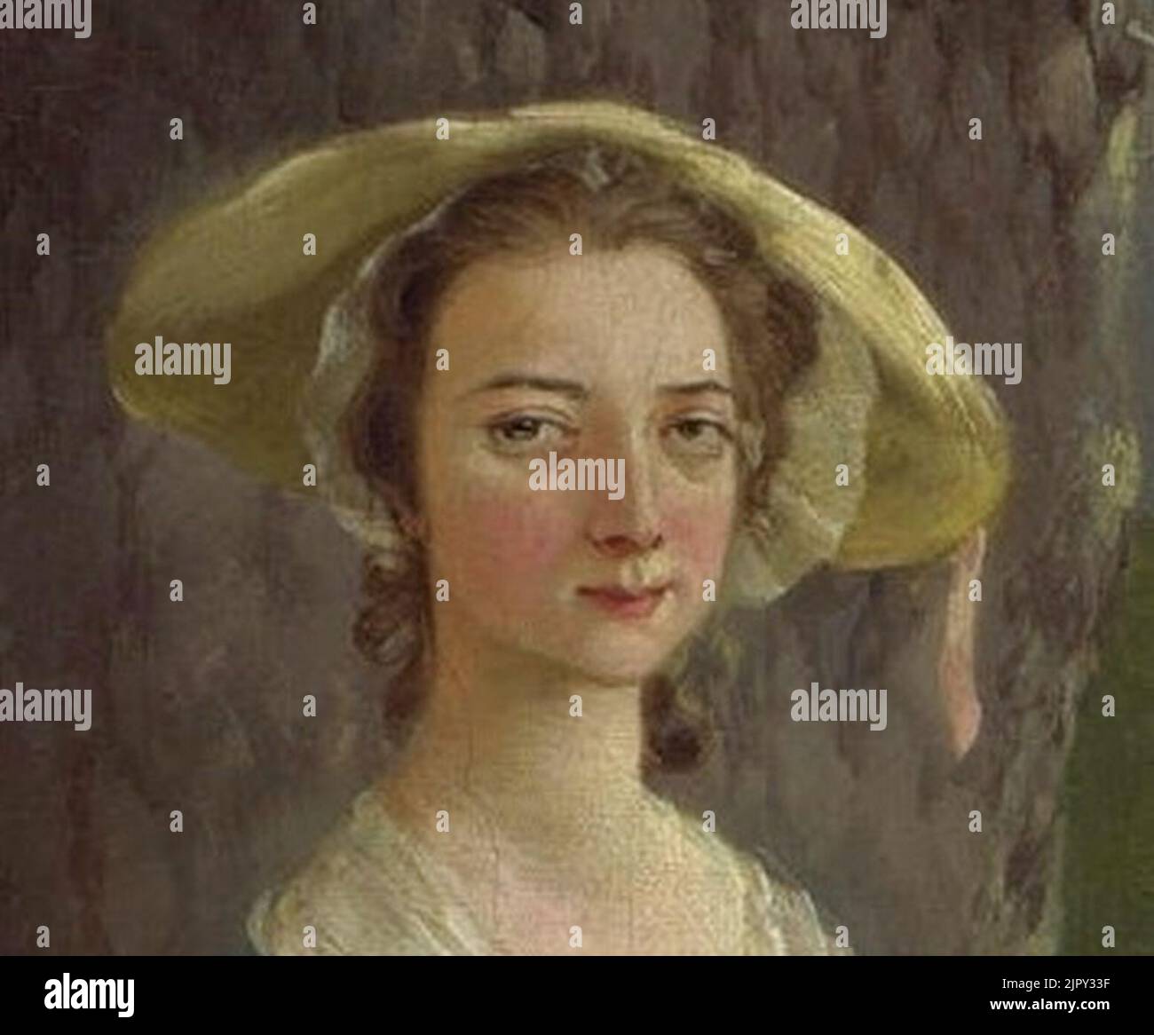 Thomas Gainsborough - Mr and Mrs Andrews (cropped Stock Photo - Alamy