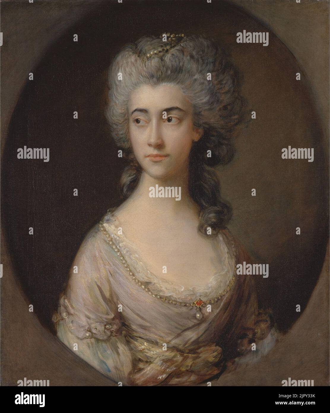 Thomas Gainsborough - Mary Heberden Stock Photo - Alamy