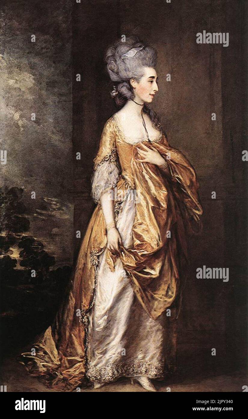 Thomas Gainsborough - Mrs Grace Dalrymple Elliot Stock Photo - Alamy