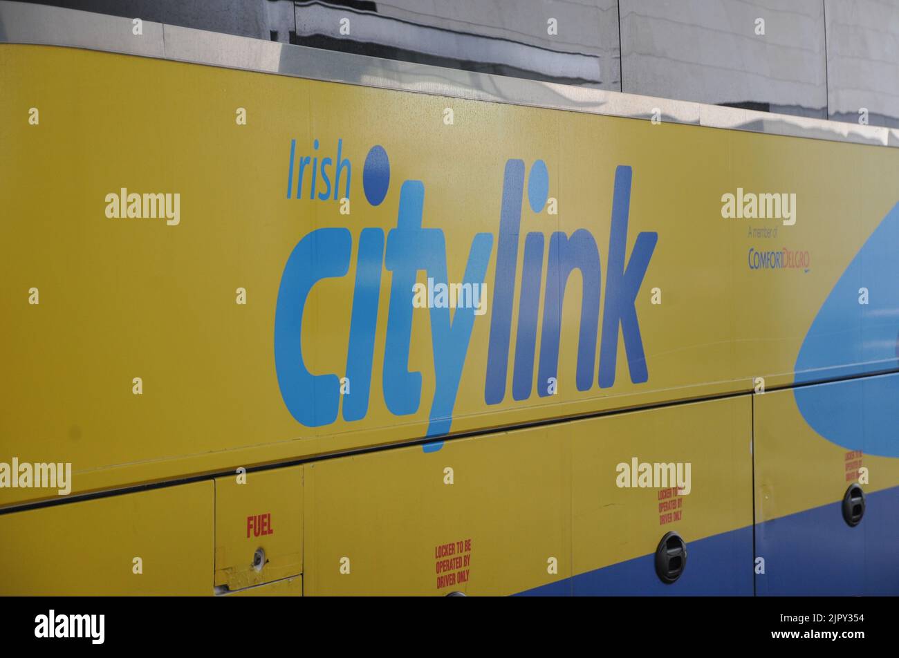 Irish citylink bus Stock Photo - Alamy