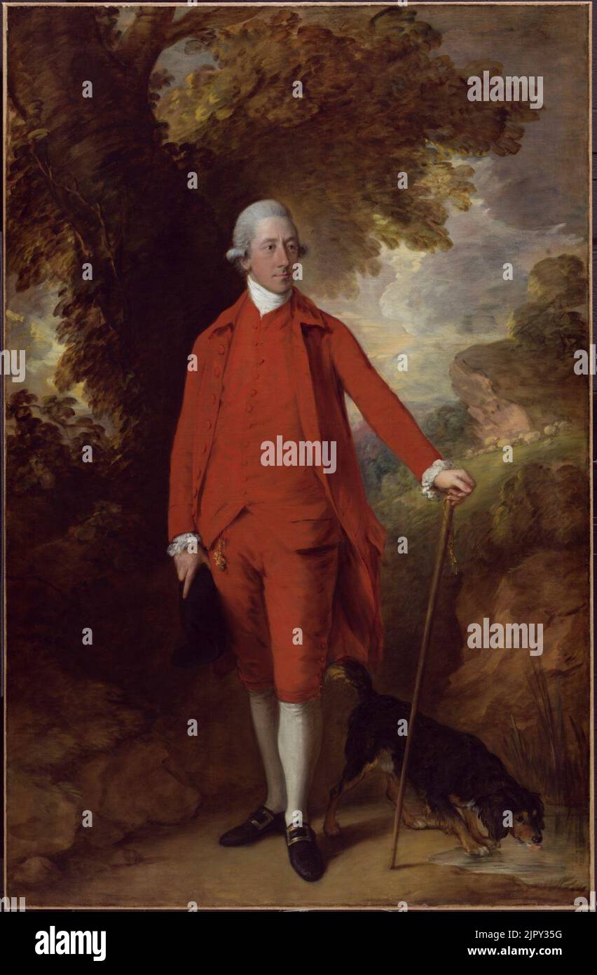 Thomas Gainsborough - The Honorable Richard Savage Nassau de Zuylestein ...