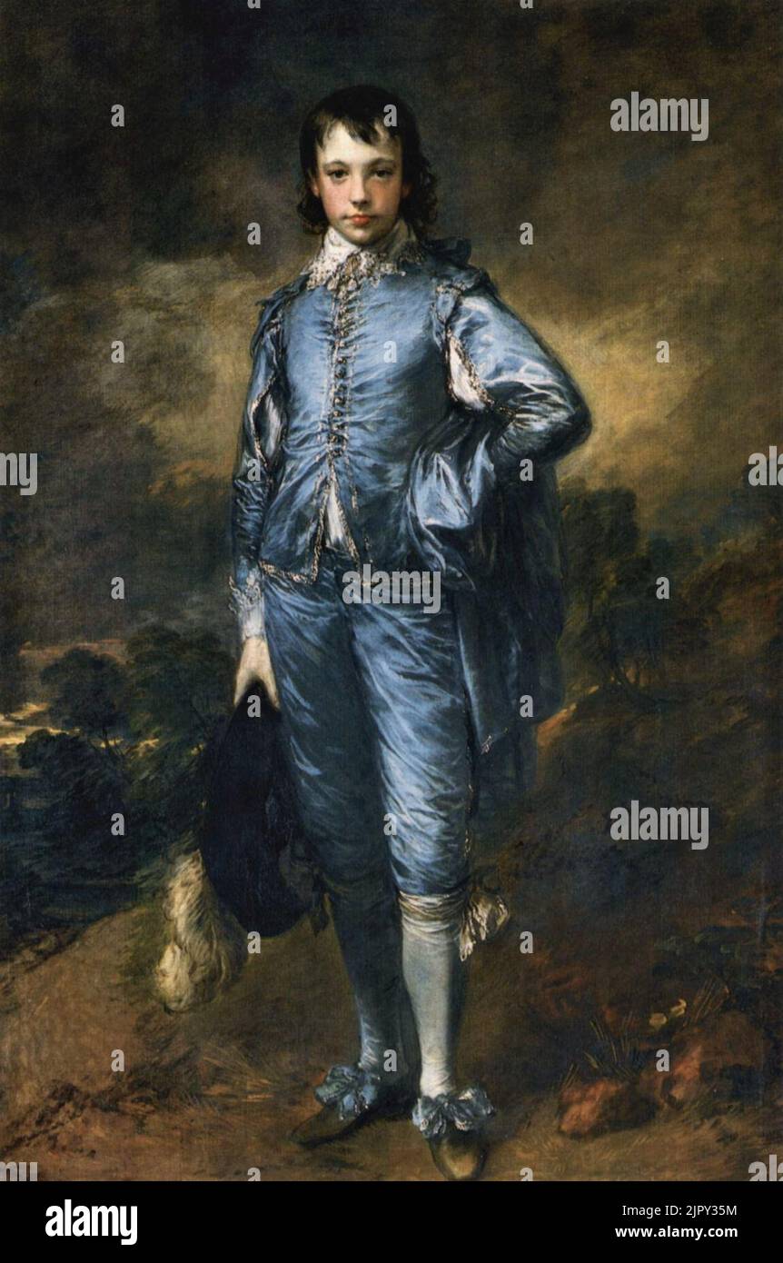 Thomas Gainsborough - The Blue Boy Stock Photo - Alamy