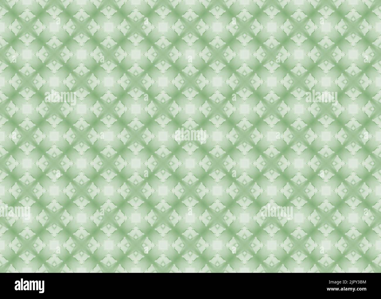 Seamless repeat pattern of soft monotone green shapes Stock Photo - Alamy