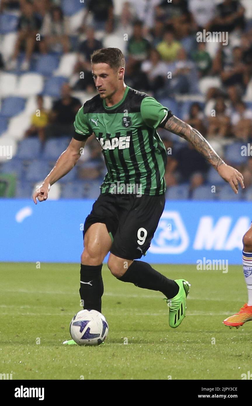 Reggio Emilia, Italy. 20th Aug, 2022. Andrea Pinamonti of US Sassuolo during US Sassuolo vs US ...