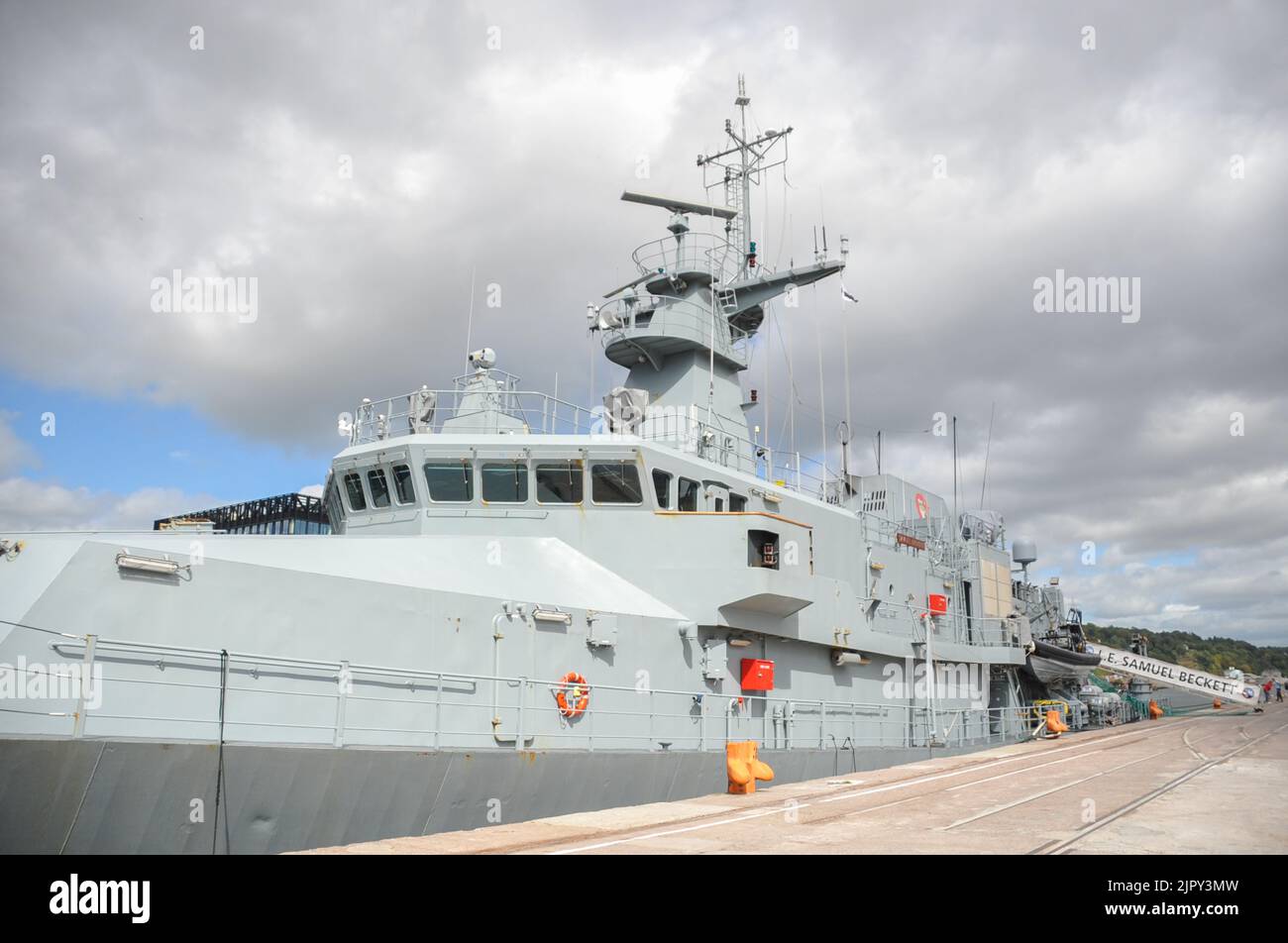 Irish navy ship Stock Photo - Alamy