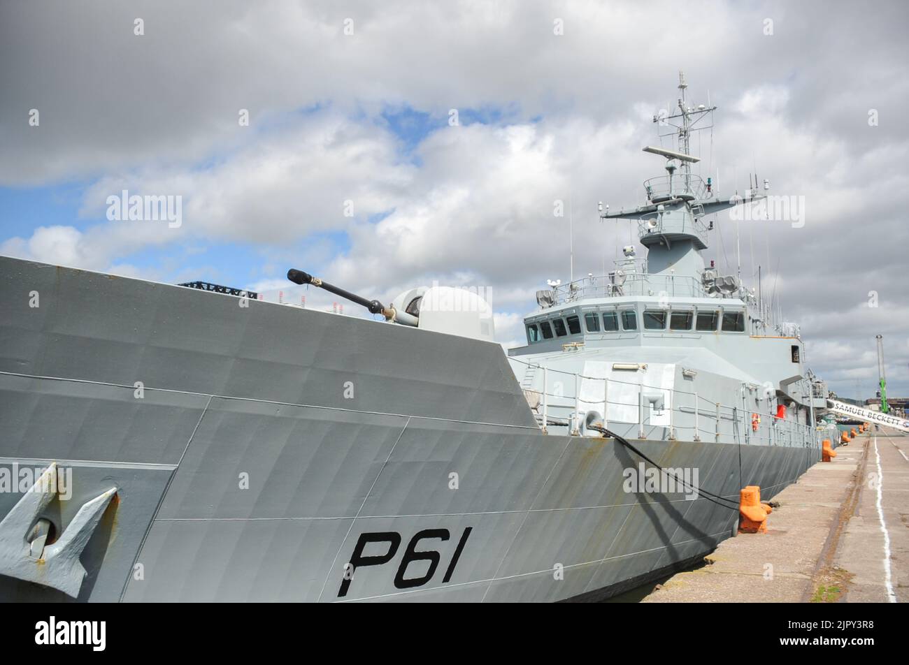 Irish navy ship Stock Photo - Alamy