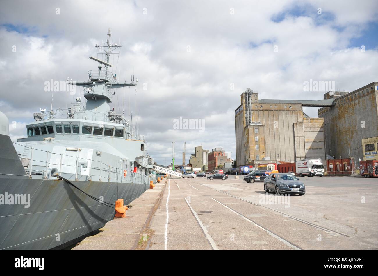 Irish navy ship Stock Photo - Alamy
