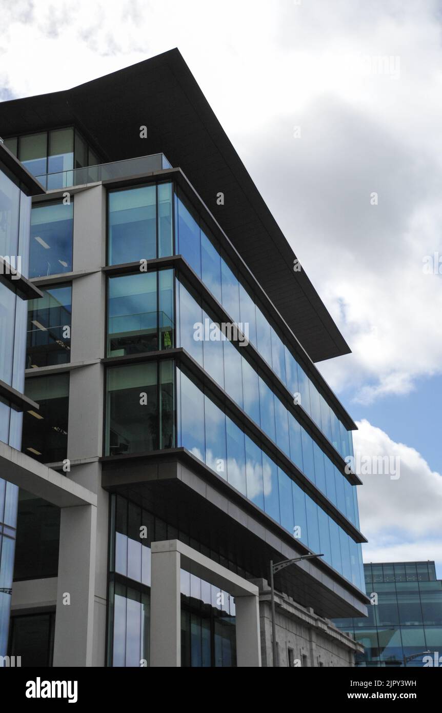 Outdoor Facade of building Stock Photo - Alamy