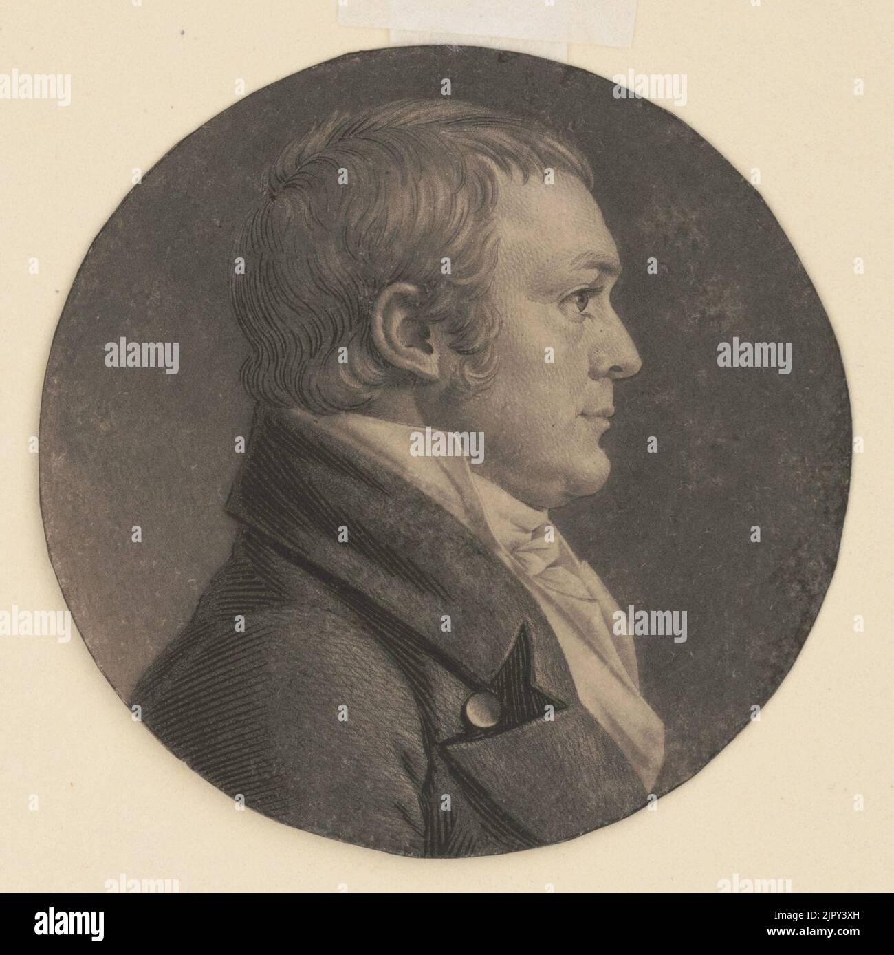 Thomas Griffin, head-and-shoulders portrait, right profile Stock Photo ...