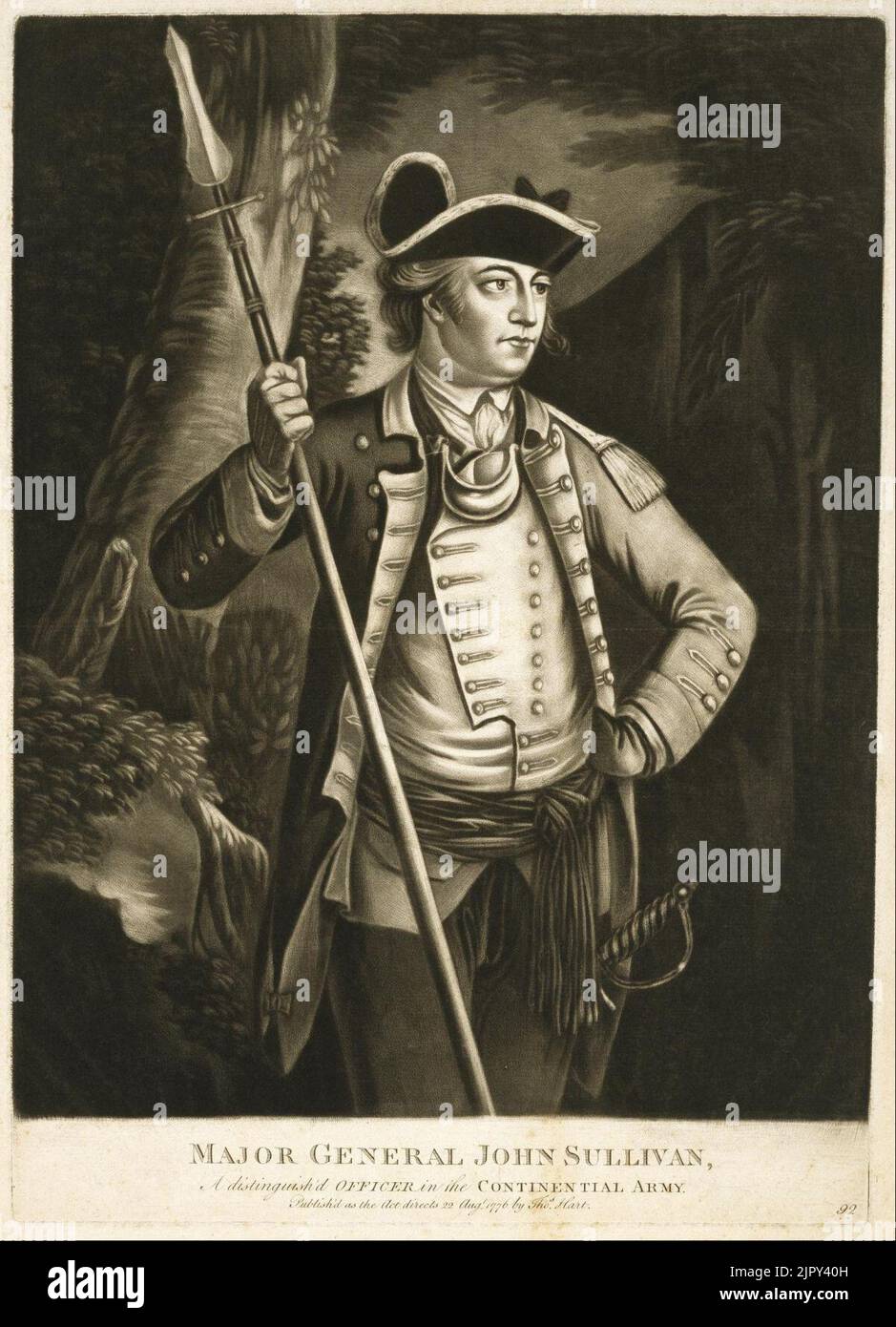 Thomas Hart - Major General John Sullivan, A distinguish'd Officer in ...