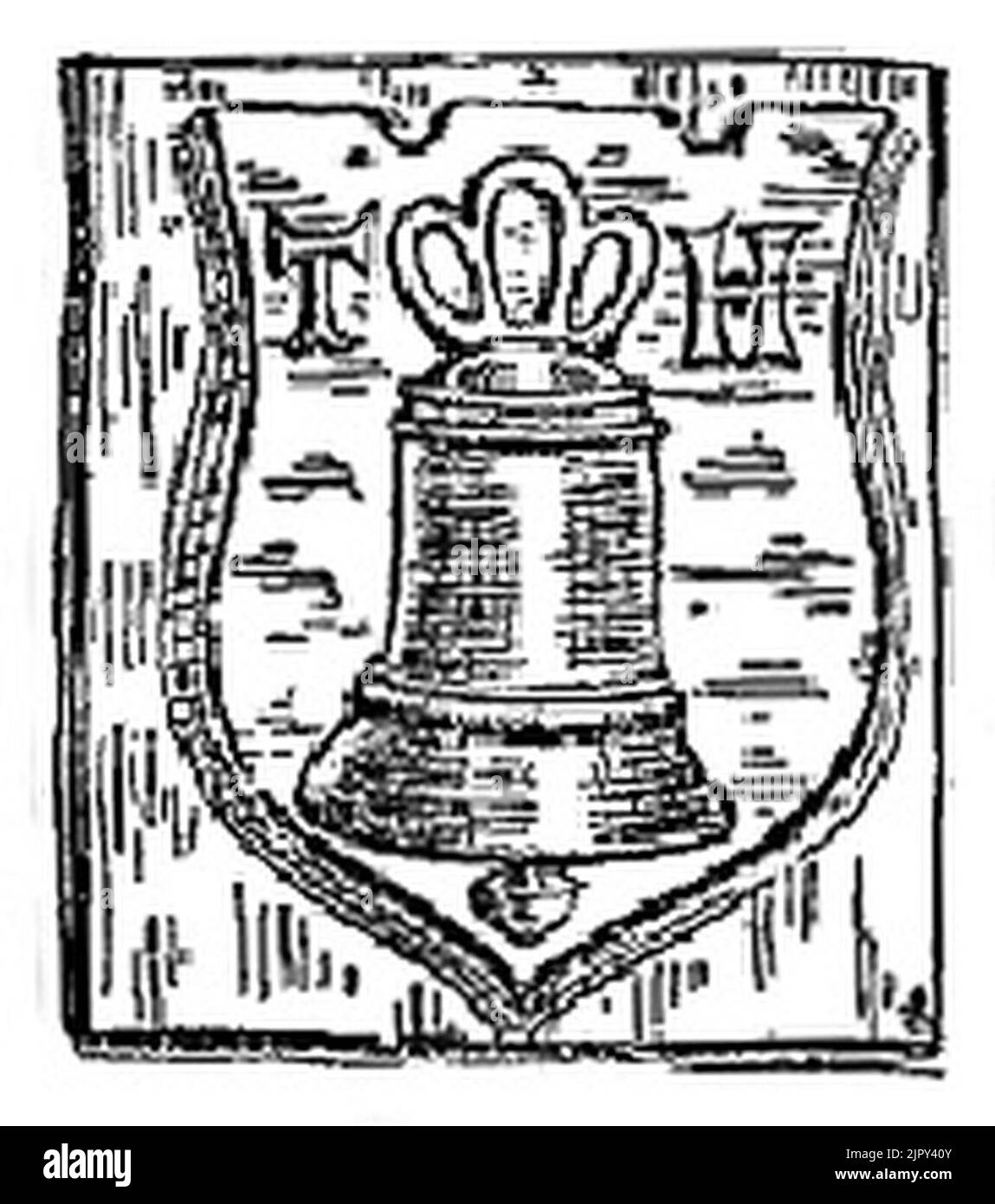 Thomas Hatch bell stamp Stock Photo - Alamy