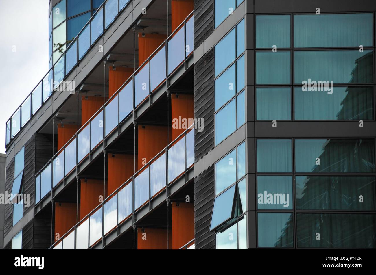 Outdoor Facade of building Stock Photo - Alamy