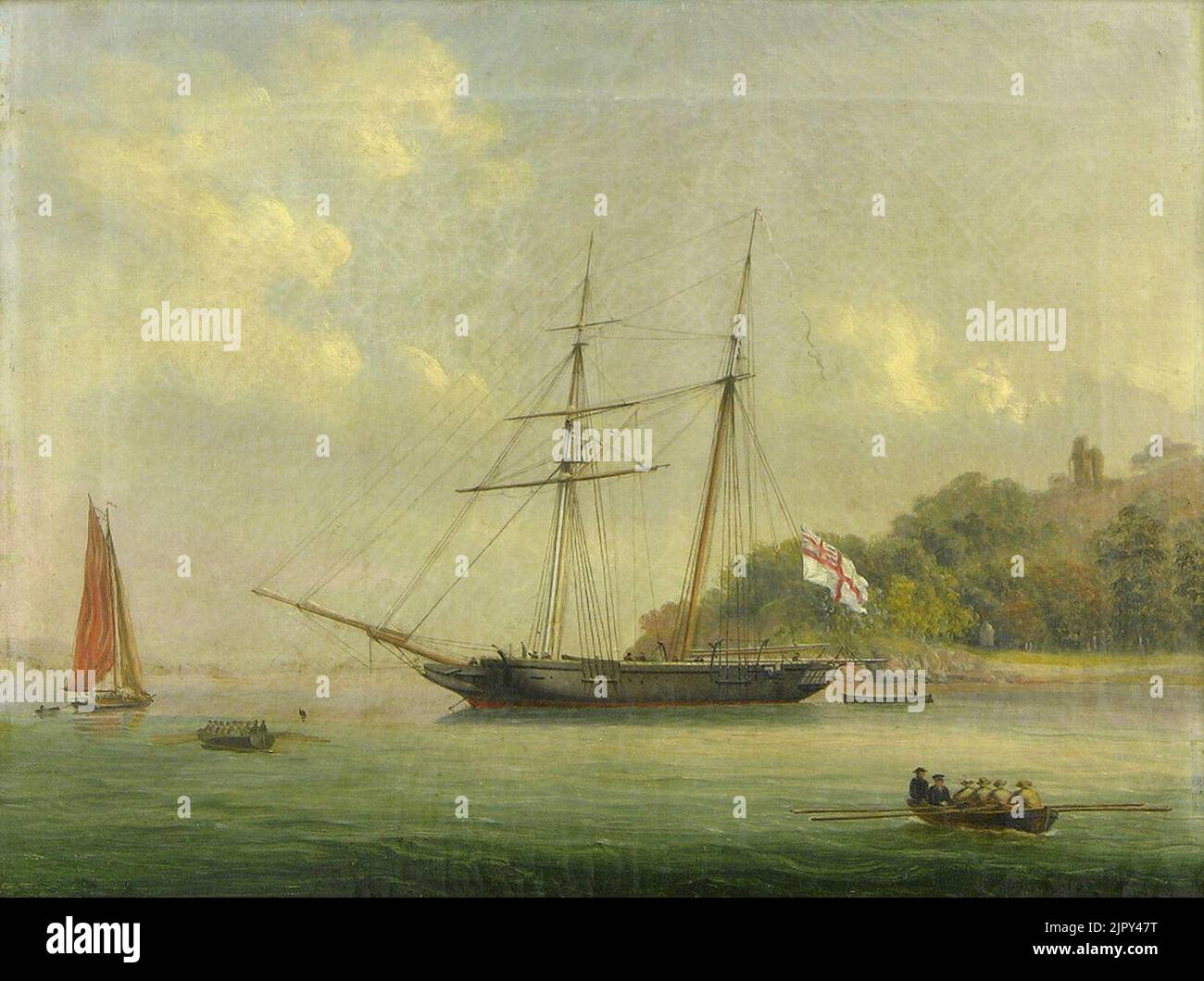 Thomas Hornbrook - H.M.S. Pandora Stock Photo - Alamy