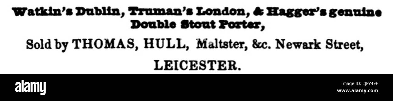 Thomas Hull, Leicester Stock Photo - Alamy