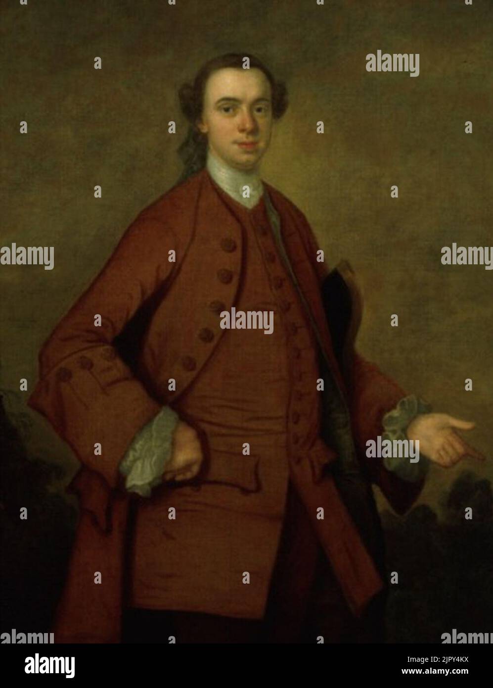 Thomas johnson portrait cropped.1 Stock Photo - Alamy