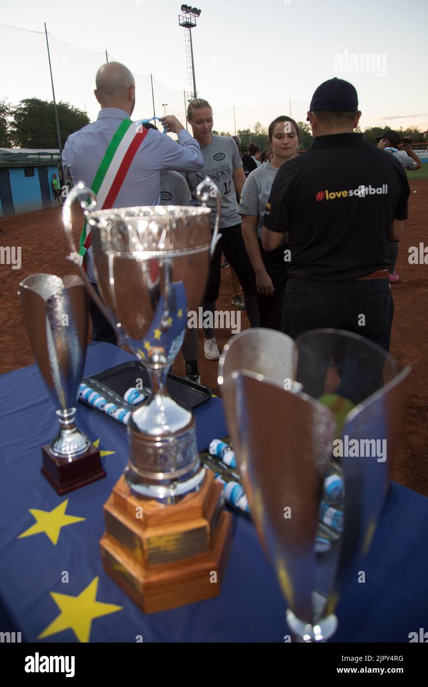 Bollate Softball 1969 center, Bollate, Italy, August 20, 2022, Awards ...