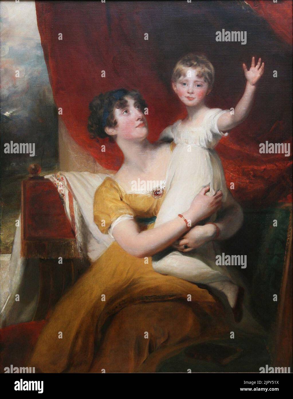 Thomas Lawrence - Lady Orde & Daughter Anne Stock Photo - Alamy