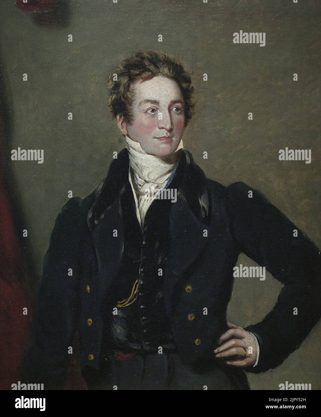 Thomas Lawrence - Sir Robert Peel, Bart Stock Photo - Alamy