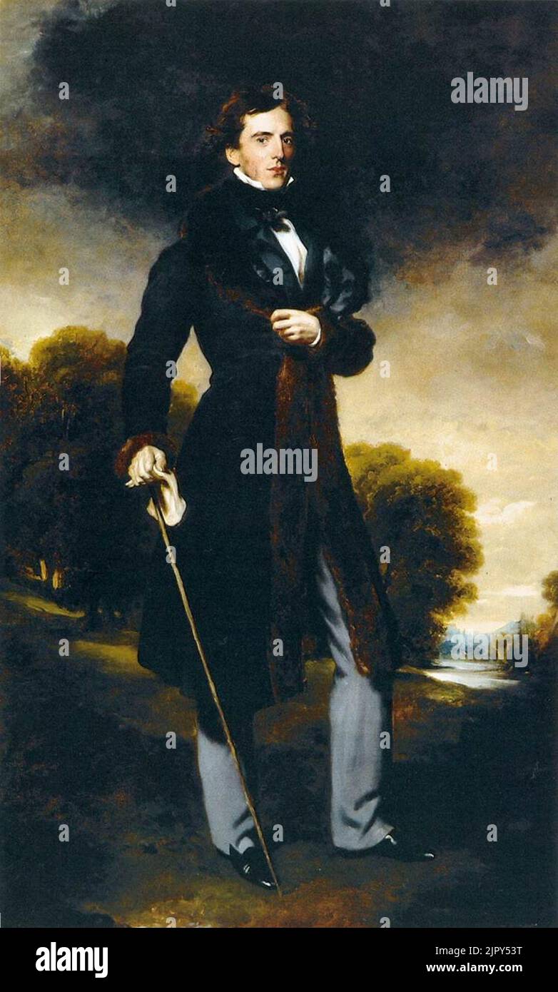 Thomas Lawrence - Portrait of David Lyon Stock Photo - Alamy