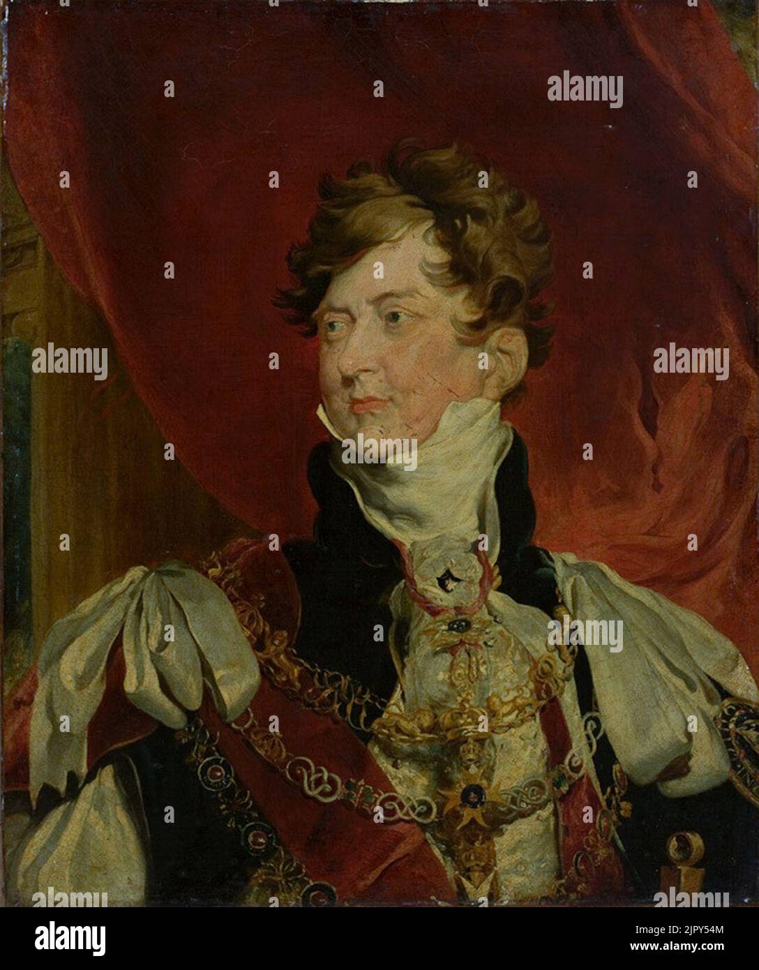 Thomas Lawrence e ateliê - George IV Stock Photo - Alamy