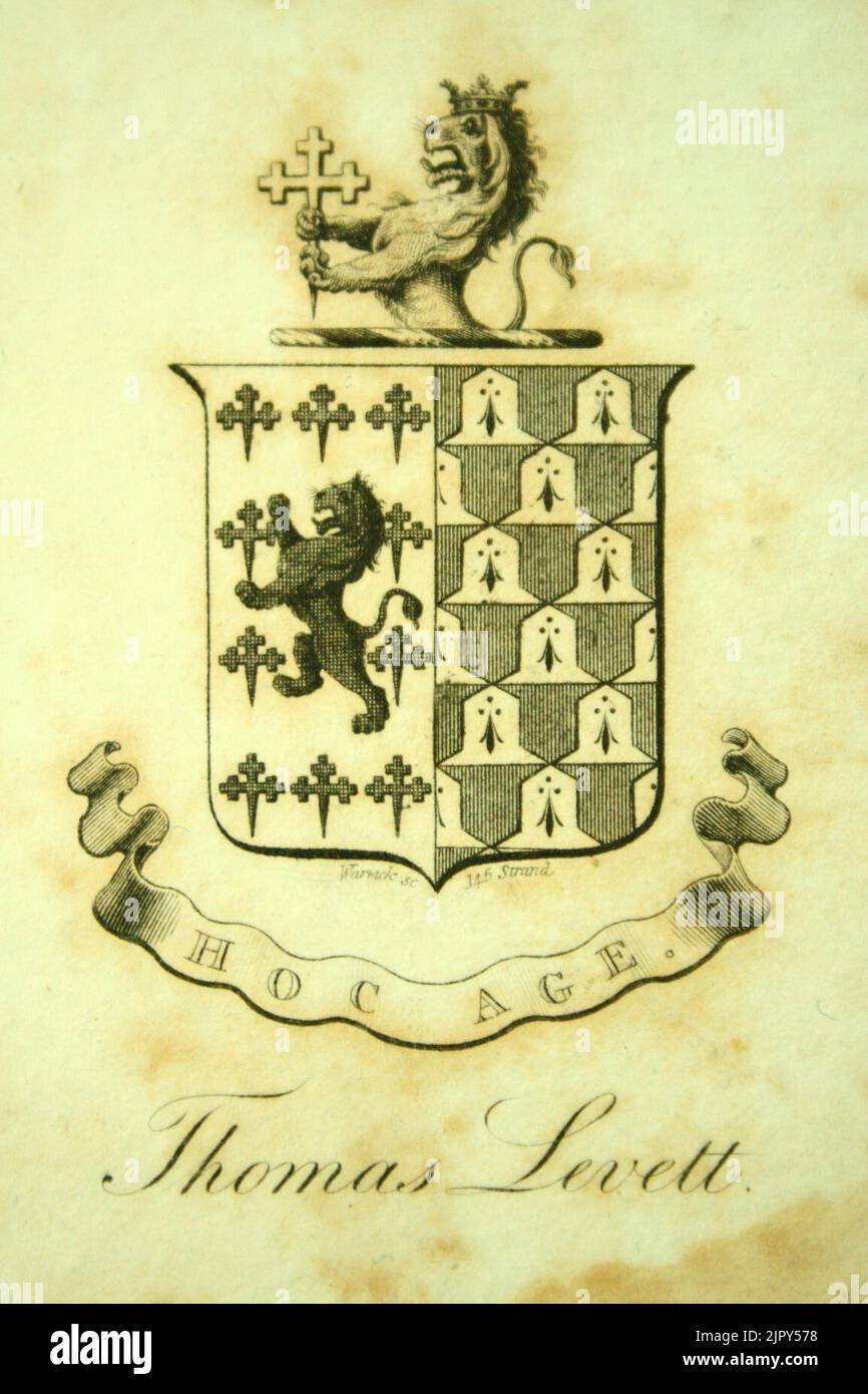 Thomas bookplate hi-res stock photography and images - Alamy