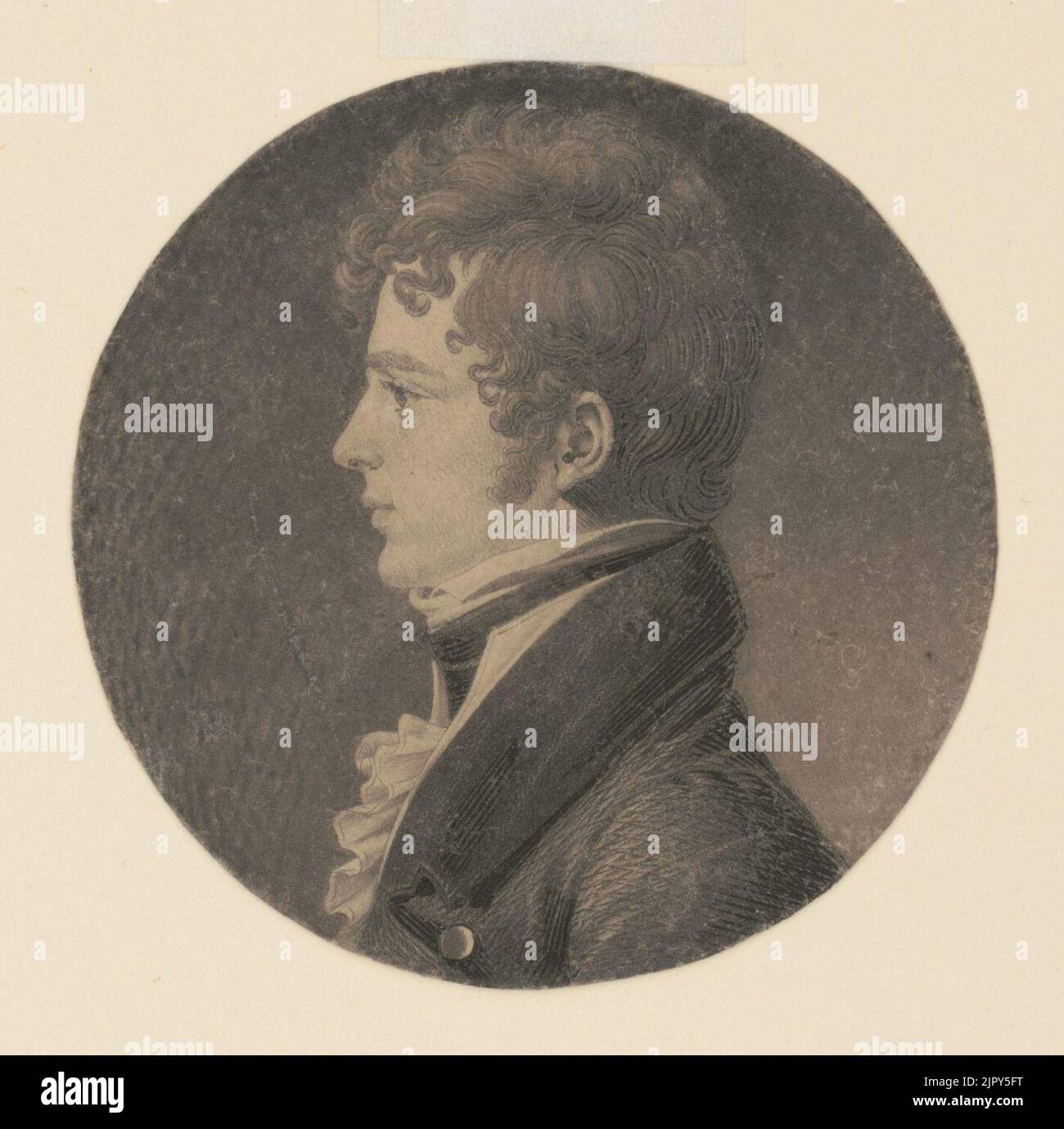 Thomas Marshall, head-and-shoulders portrait, left profile Stock Photo ...