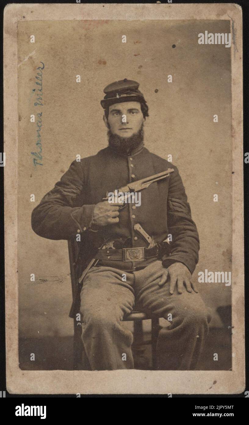 Thomas Miller, soldier with unidentified regiment, probably from Ohio ...