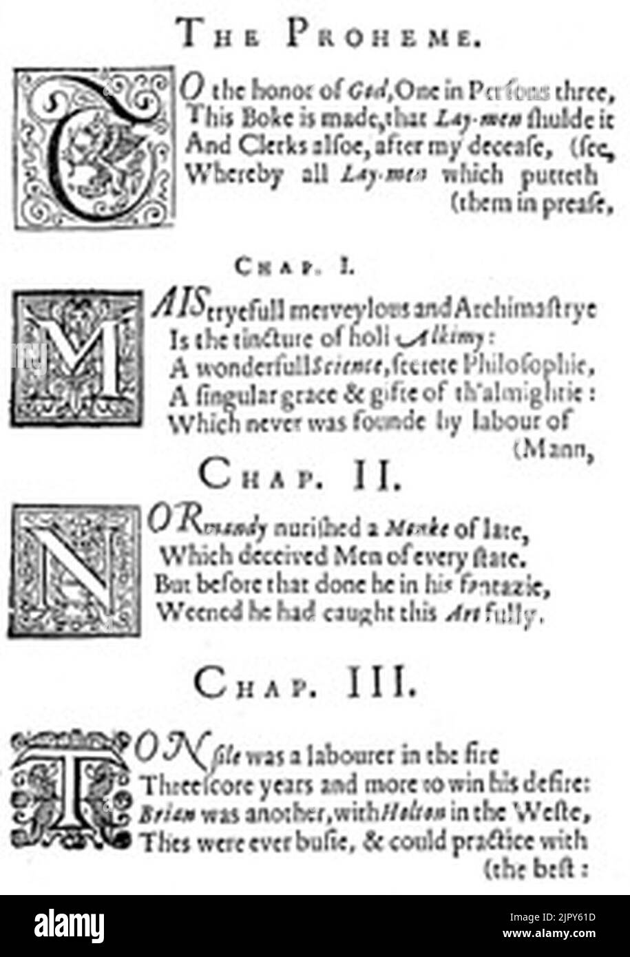 Thomas Norton in Ordinall of Alchemy Stock Photo - Alamy