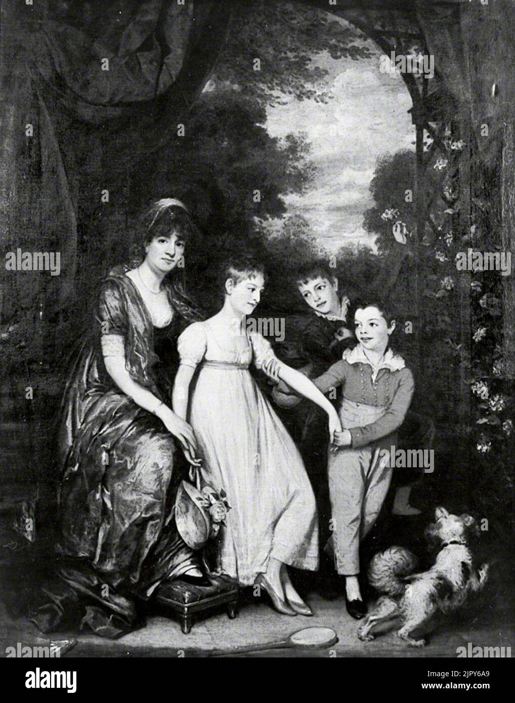 Thomas Phillips (1770-1845) - The Scott Family Stock Photo - Alamy
