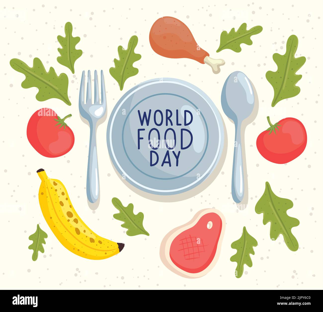 world food day lettering card Stock Vector Image & Art - Alamy
