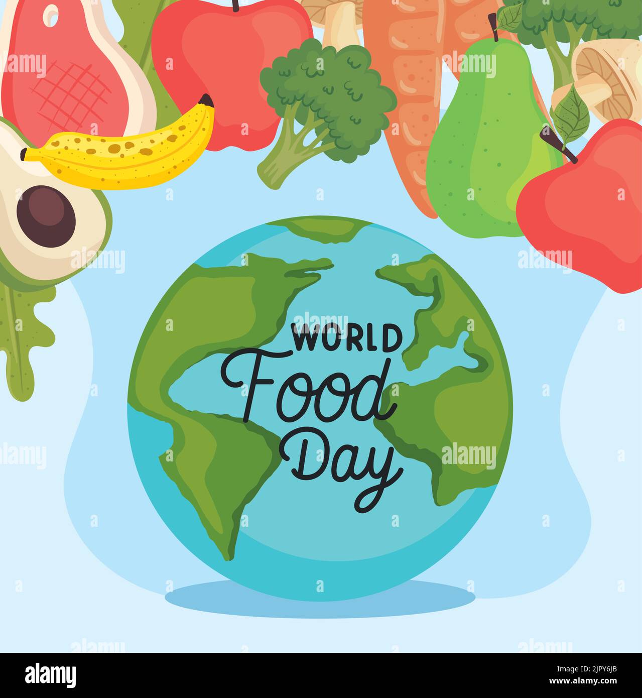 world food day lettering in earth Stock Vector Image & Art - Alamy