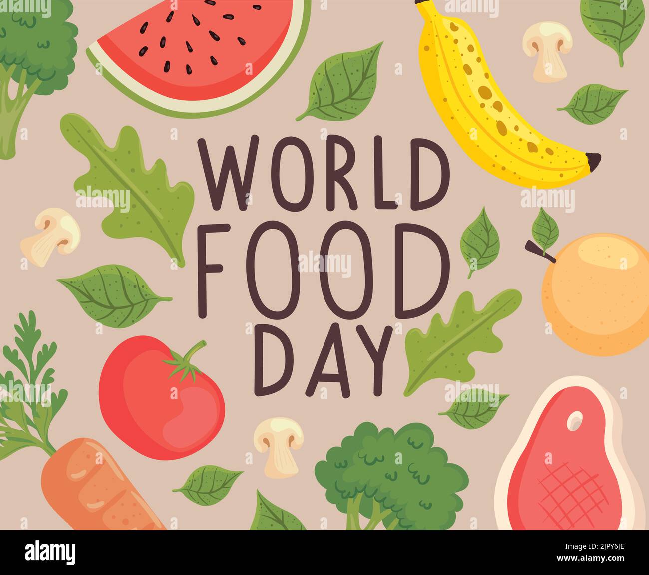 world food day postcard Stock Vector Image & Art - Alamy