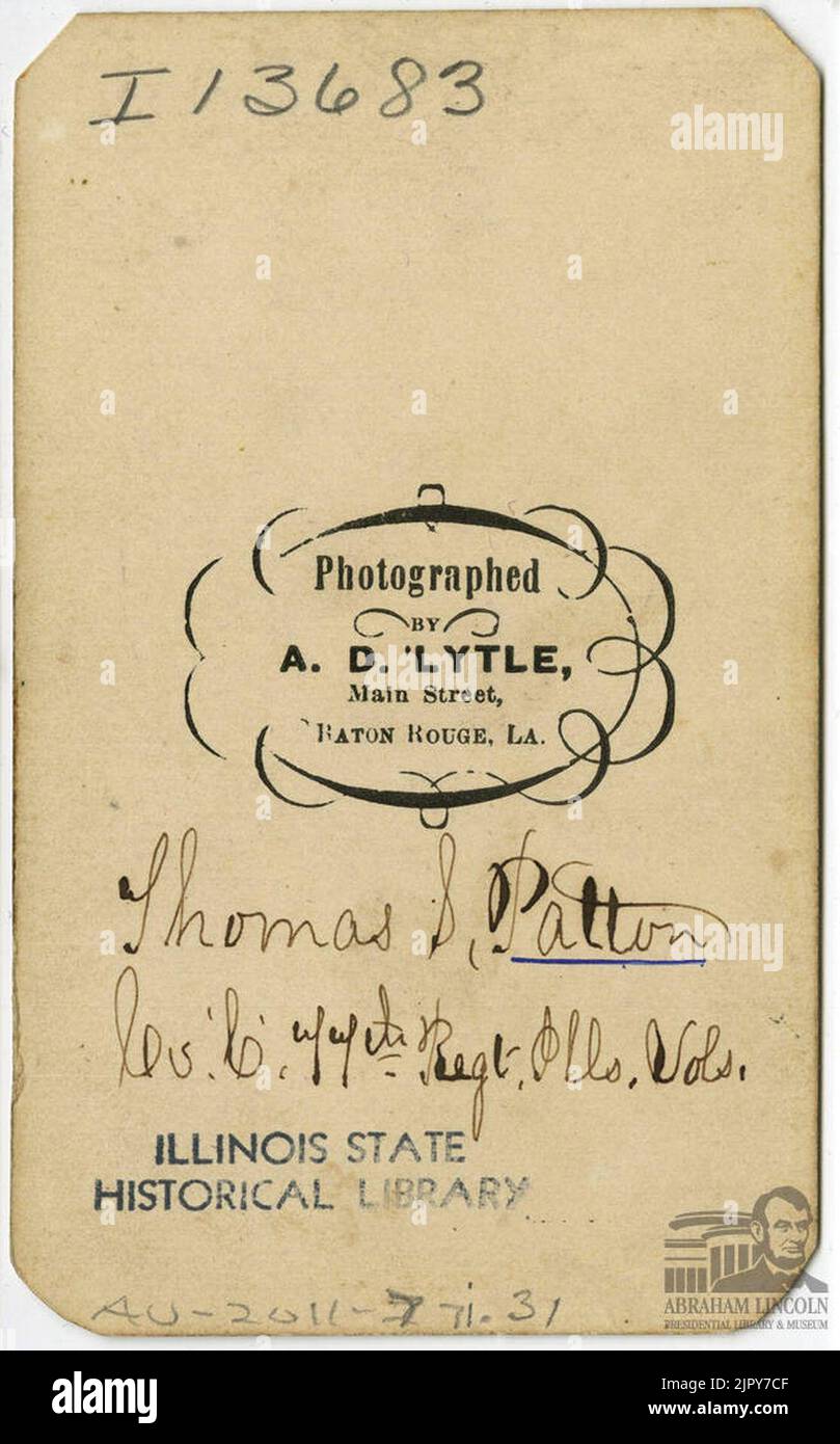 Thomas patton hi-res stock photography and images - Alamy