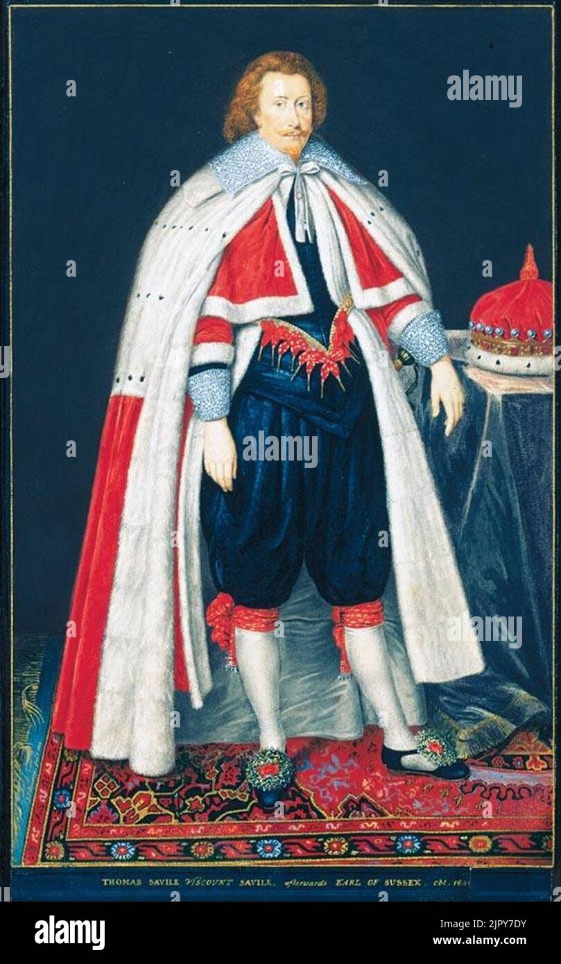 Thomas Savile, 1st Earl of Sussex Stock Photo - Alamy